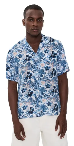 Vilebrequin Charli Camp Shirt - Blanc