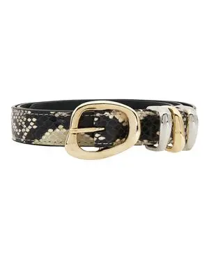 Amanu Silver Tone Belts For Women