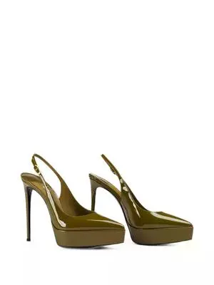 LE SILLA Patent Leather Platform Pumps