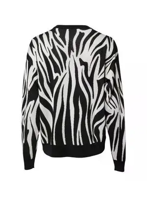 Dolce & Gabbana Zebra-print Intarsia-knit Sweater