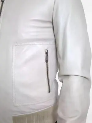 Dolce & Gabbana Leather Bomber Jacket