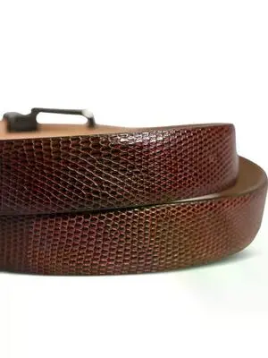 Dolce & Gabbana Lizard-effect Buckle Belt