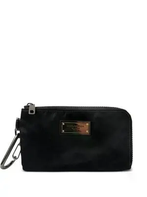 Dolce & Gabbana Logo-plaque Keyring Pouch