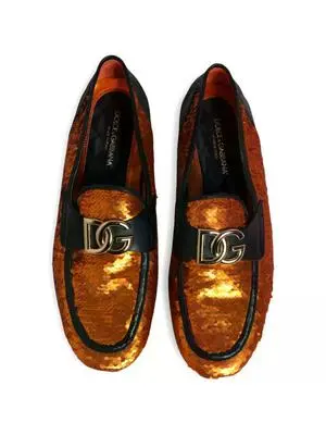 Dolce & Gabbana Ariosto Sequin-embellished Loafers