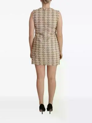 Dolce & Gabbana Frayed-edge Tweed Mini Dress