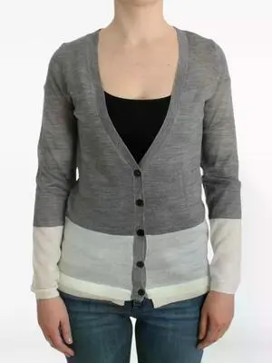 Costume National Colourblock V-neck Cardigan