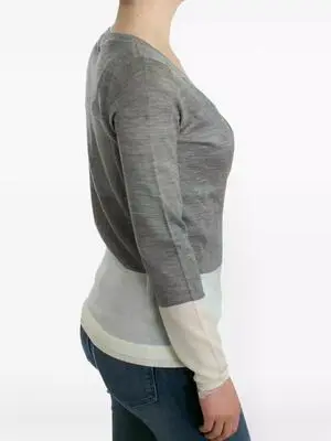 Costume National Colourblock V-neck Cardigan