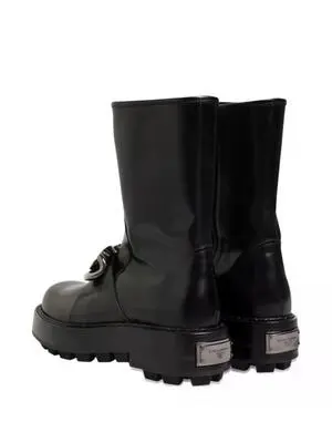 Dolce & Gabbana Dg-logo Biker Boots