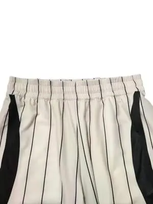 Dolce & Gabbana Pinstripe-pattern Dg Logo Shorts