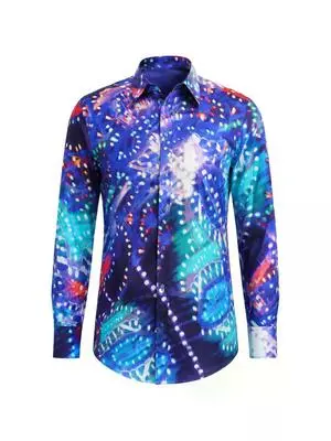 Dolce & Gabbana Luminarie Martini Shirt - Blue