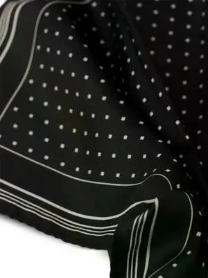 Dolce & Gabbana Polka-dot Logo-print Pocket Square
