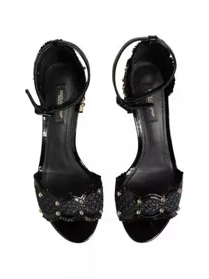 Dolce & Gabbana Studded Block-heel Sandals