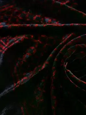 Dolce & Gabbana Patterned Velvet Scarf