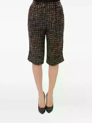 Dolce & Gabbana Tweed Shorts - Black