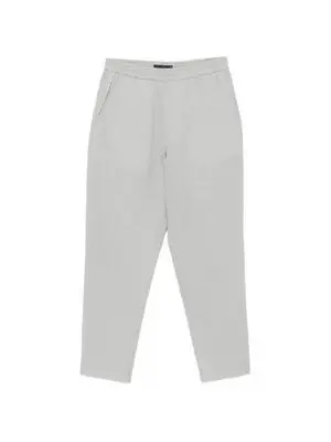 LOW BRAND Elasticated Waistband Trousers - Grey