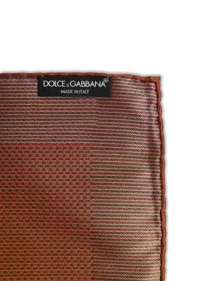 Dolce & Gabbana Geometric-pattern Pocket Square