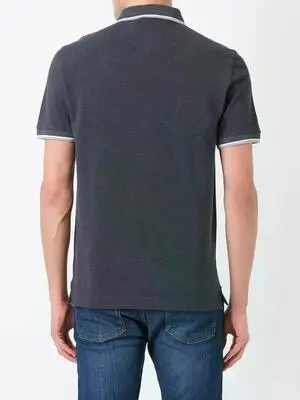 Dolce & Gabbana Embroidered Crown Polo Shirt - Grey