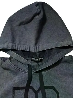 Dolce & Gabbana Graphic-print Denim Hoodie