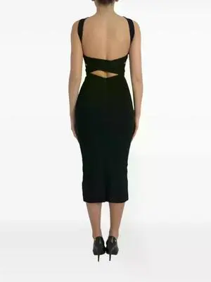 Dolce & Gabbana Criss-cross Halter-neck Dress
