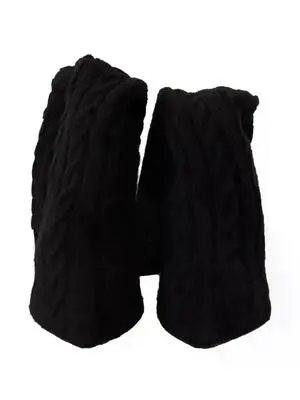 Dolce & Gabbana Cable-knit Knee-high Boots