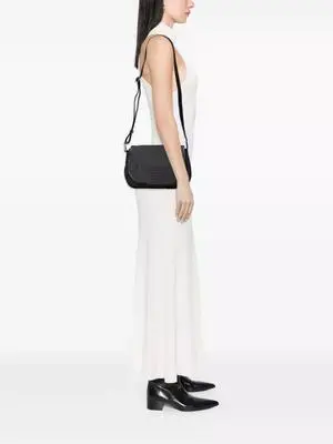 Fendi 2000-2010 Zucchino Canvas Crossbody Bag - Black