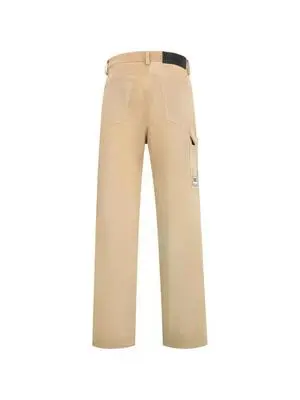 NAHMIAS Suede Straight-leg Carpenter Pants