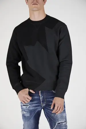 Dsquared2 Megaleaf Cool Sweatshirt - Black