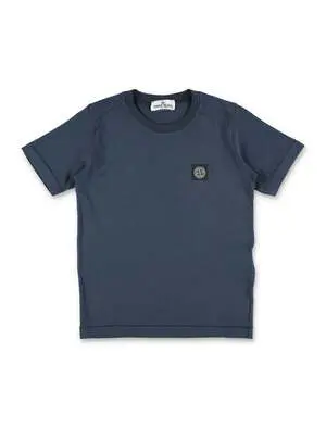 Stone Island T Shirts And Polos - Blu