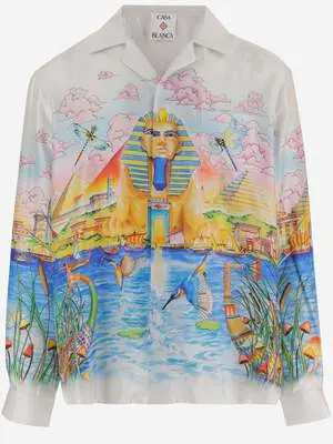 Casablanca Printed Silk Shirt - Multi