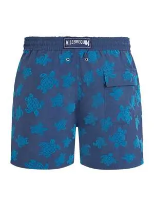 Vilebrequin Moorea Flocked Ronde Des Tortues Swim Shorts