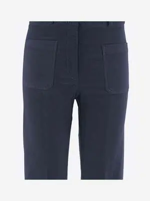 QL2 DONNA Stretch Cotton Velvet Pants