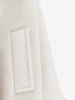 Chloé Oversized Short Coat In Wool Blend