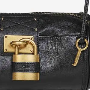 Chloé Paddington Leather Bag With Clasp Closure