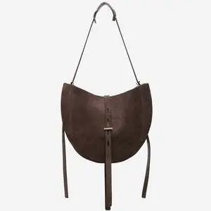 MINOBOSSI Lizzie Suede Handbag - Brown