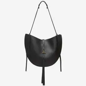 MINOBOSSI Lizzie Bag In Textured Leather - Black