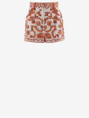 Dolce & Gabbana Stretch Cotton Blend Shorts - Multi