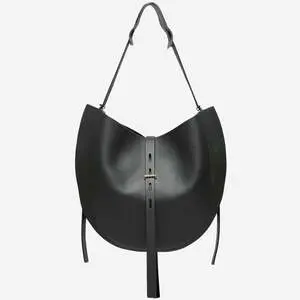 MINOBOSSI Liz Bag In Textured Leather - Black