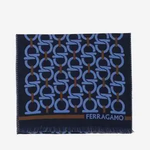 FERRAGAMO Wool Scarf With Hooks