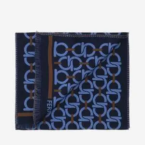 FERRAGAMO Wool Scarf With Hooks