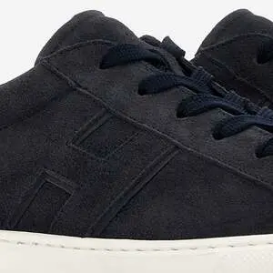 Hogan Rebel Blue Leather Sneakers