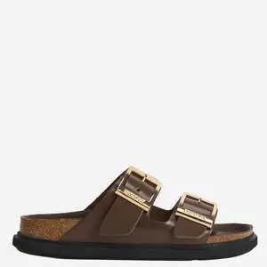 BIRKENSTOCK Arizona Leather Sandals - Marrone