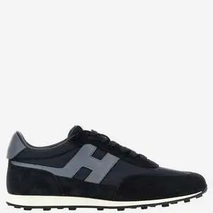 Hogan Athletic Sneakers In Leather And Nylon