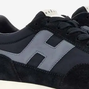 Hogan Athletic Sneakers In Leather And Nylon