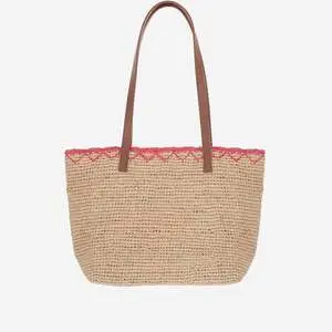 MC2 SAINT BARTH Raffia Tote Bag