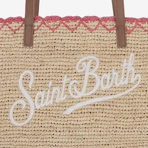 MC2 SAINT BARTH Raffia Tote Bag