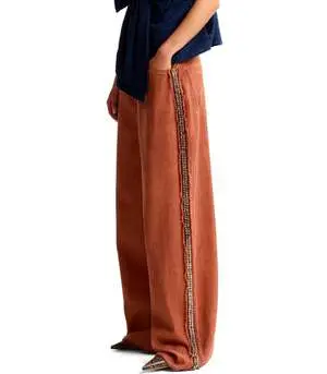 Essentiel Antwerp Jeeper Rust Wide Leg Jeans