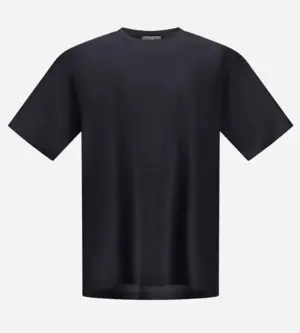 Herno Superfine Stretch Cotton T Shirt - Blu