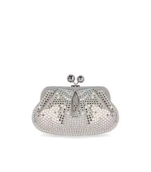 Max Mara Pasticcino Alama Small Clutch - Silver