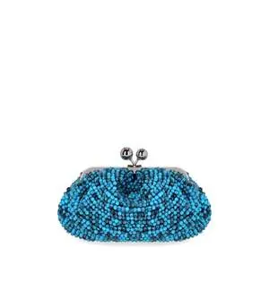 Max Mara Pasticcino Eschimo Small Clutch - Light Blue