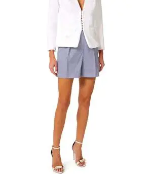 Elisabetta Franchi Striped And White Shorts